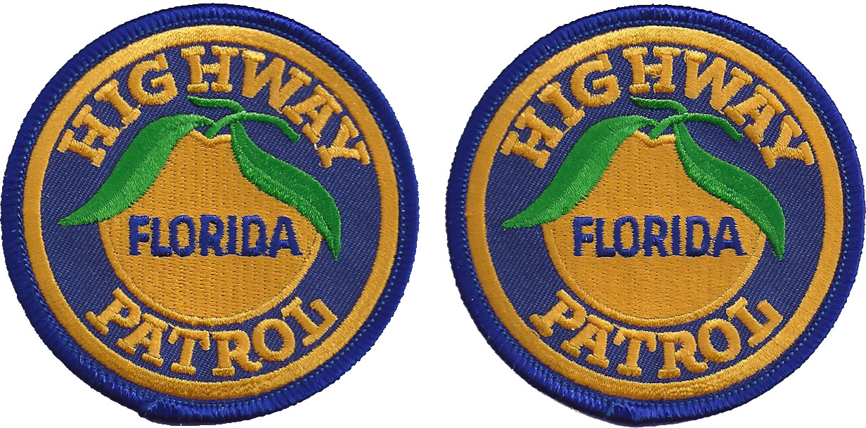 2 Hat Size Florida Highway Patrol Patches