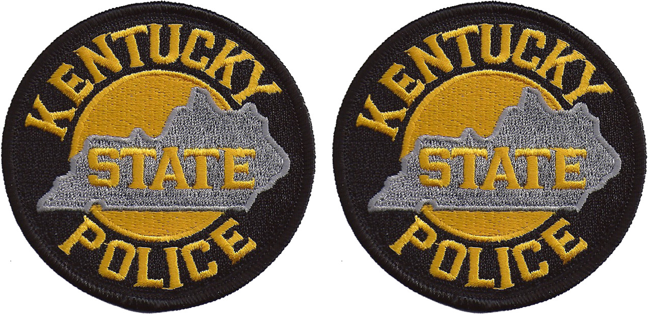 2 Hat Size Kentucky State Police Patches