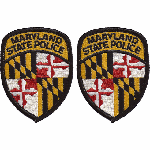 2 Hat Size Maryland State Police Patches