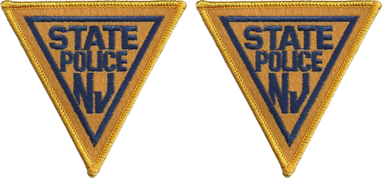 2 Hat Size New Jersey State Police Patches