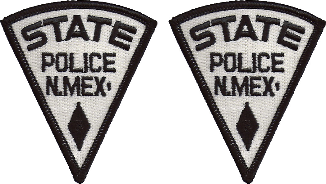 2 Hat Size New Mexico State Police Patches