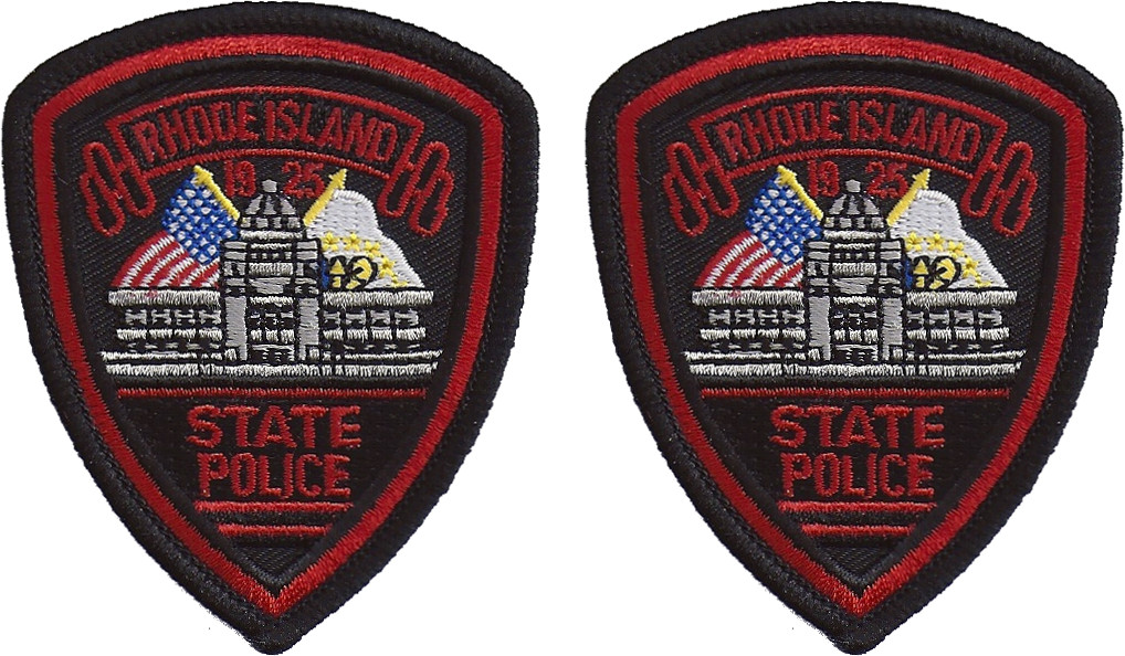 2 Hat Size Rhode Island State Police Patches
