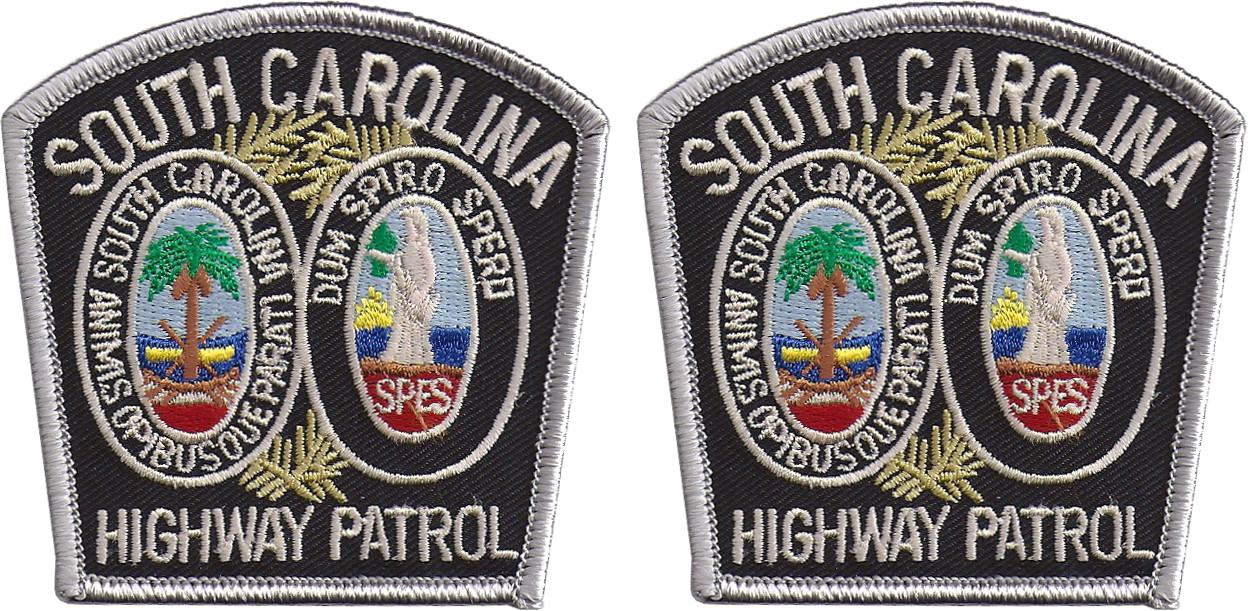 2 Hat Size South Carolina Highway Patrol Patches