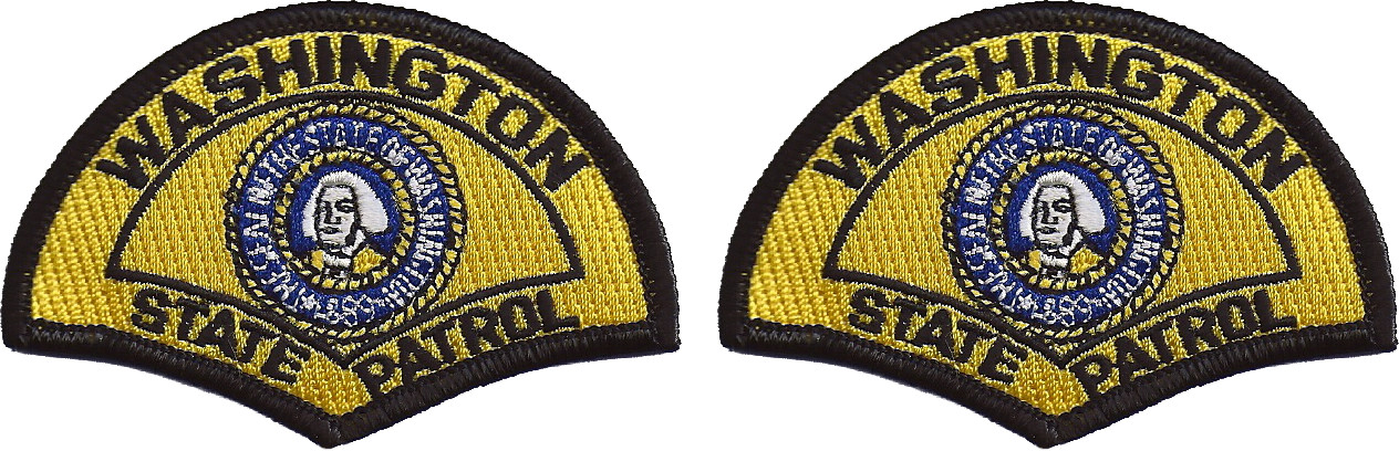2 Hat Size Washington State Patrol Patches