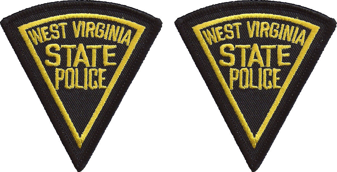 2 Hat Size West Virginia State Police Patches