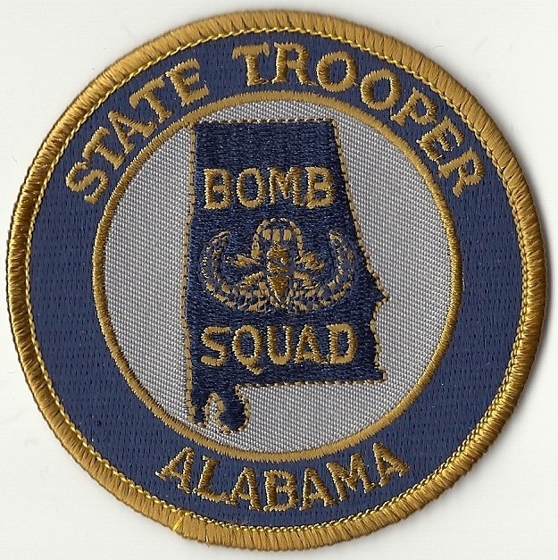Alabama State Trooper Bomb Squad Patch