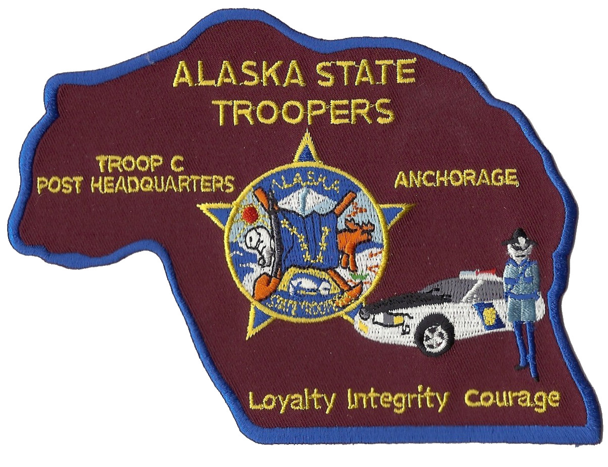 Alaska State Troopers Troop C Post Anchorage Patch