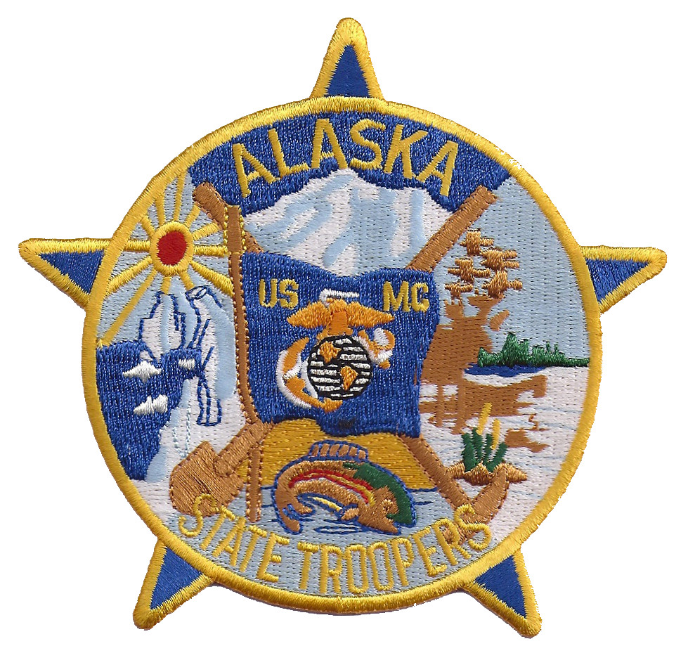 Alaska State Troopers **** USMC **** AK PATCH