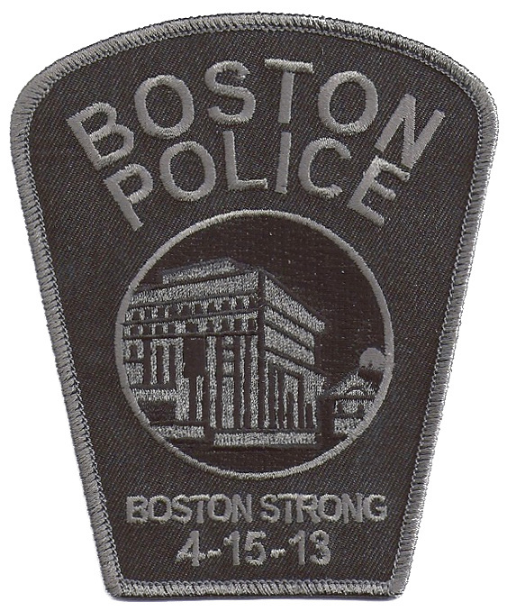 Boston Police Boston Strong 4-15-13 Massachusetts Subdued Patch