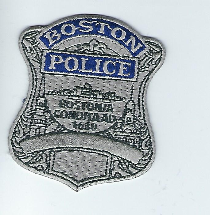 BOSTON POLICE OFFICIAL BADGE PATCH