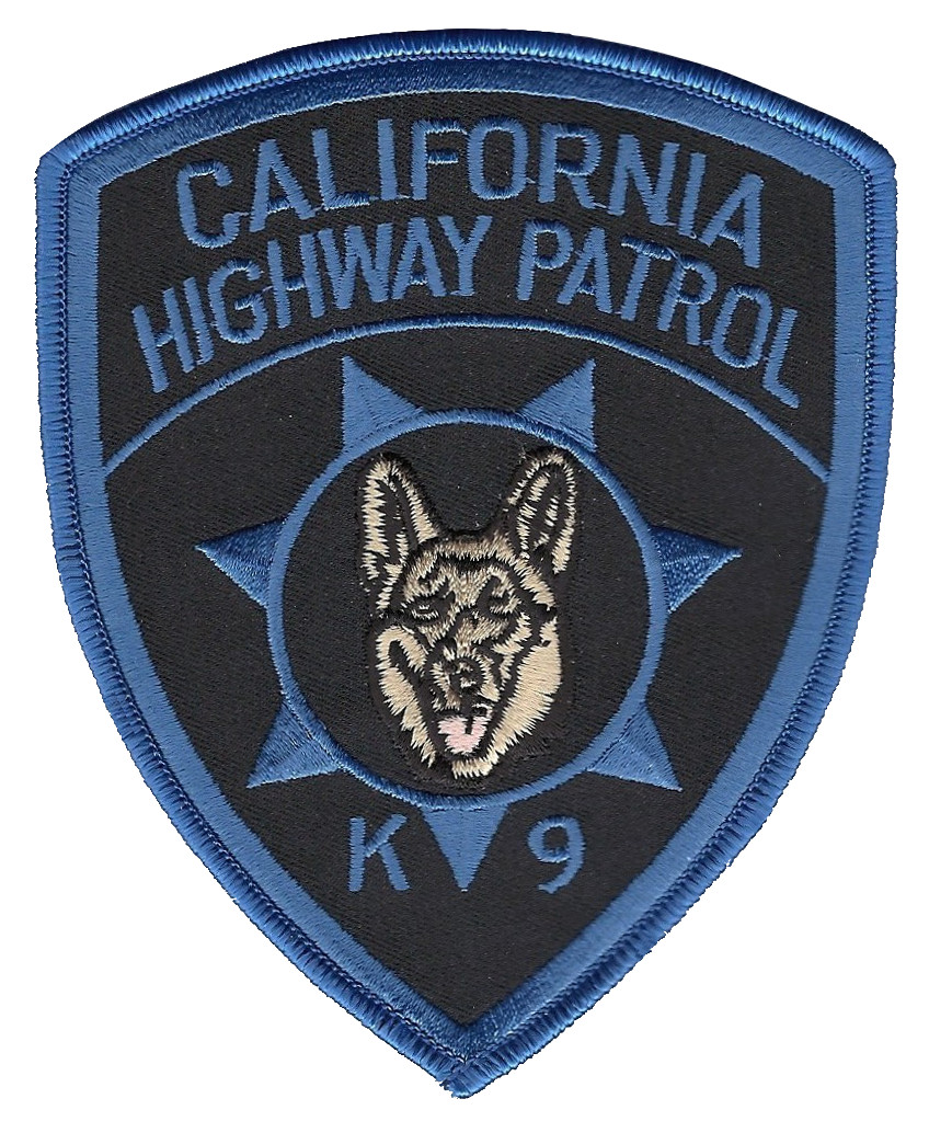 California Highway Patrol K9 Patch