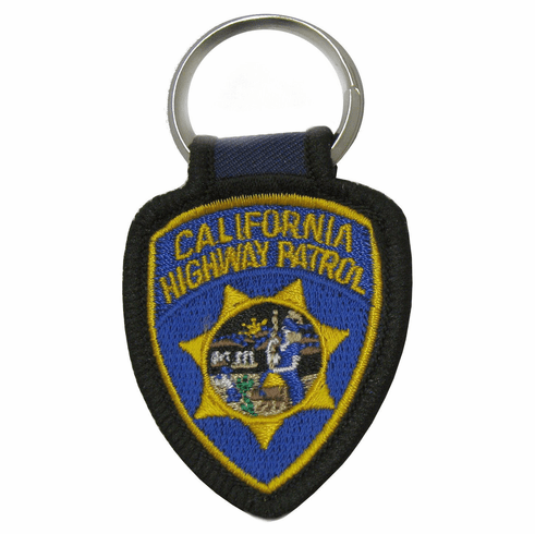 California Highway Patrol Patch Key Chain