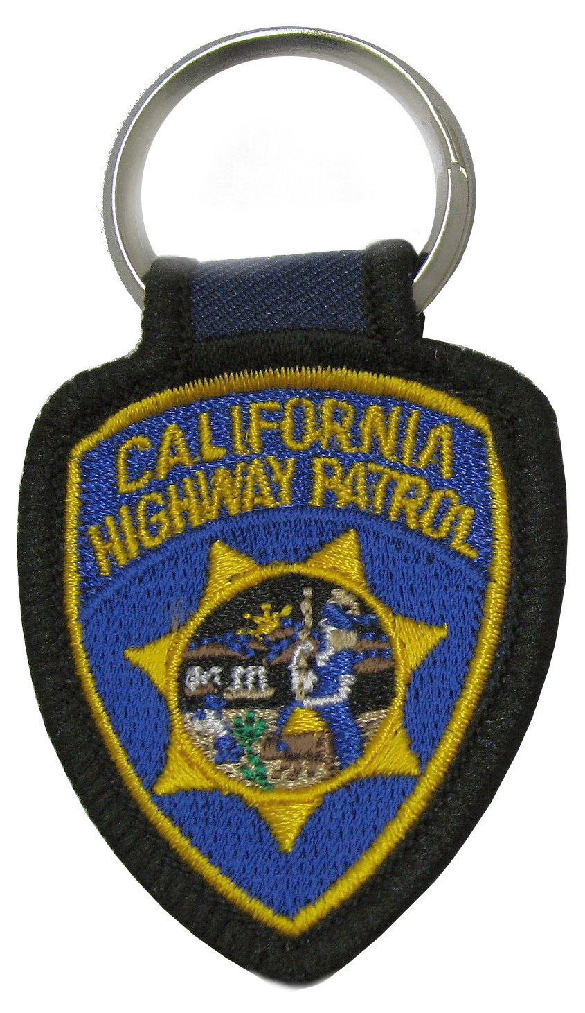 California Highway Patrol Patch Key Chain