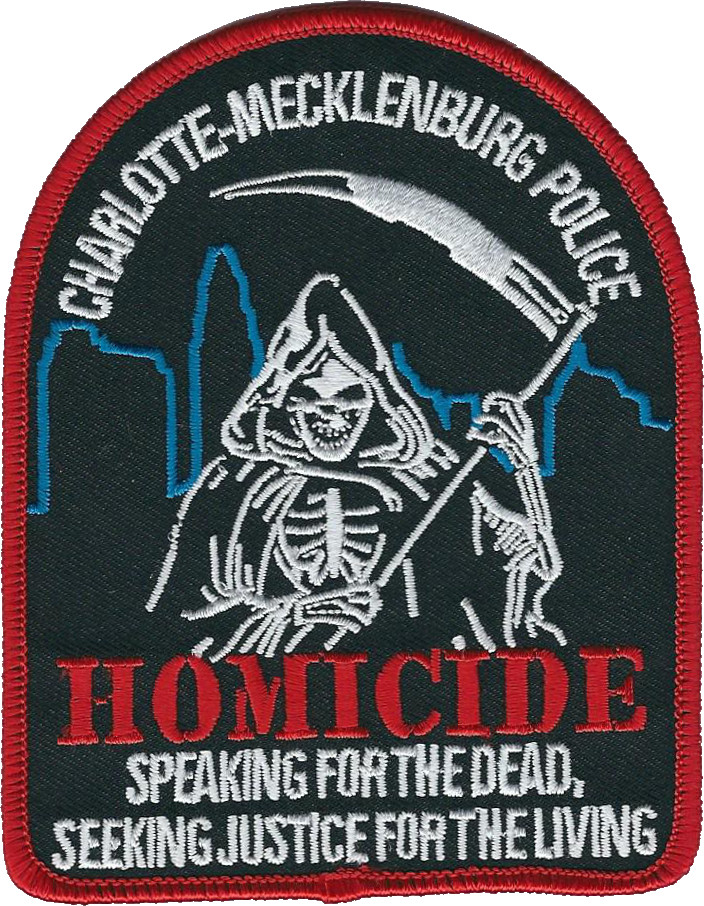 Charolette-Mecklenburg Police Homicide NC Shoulder Patch