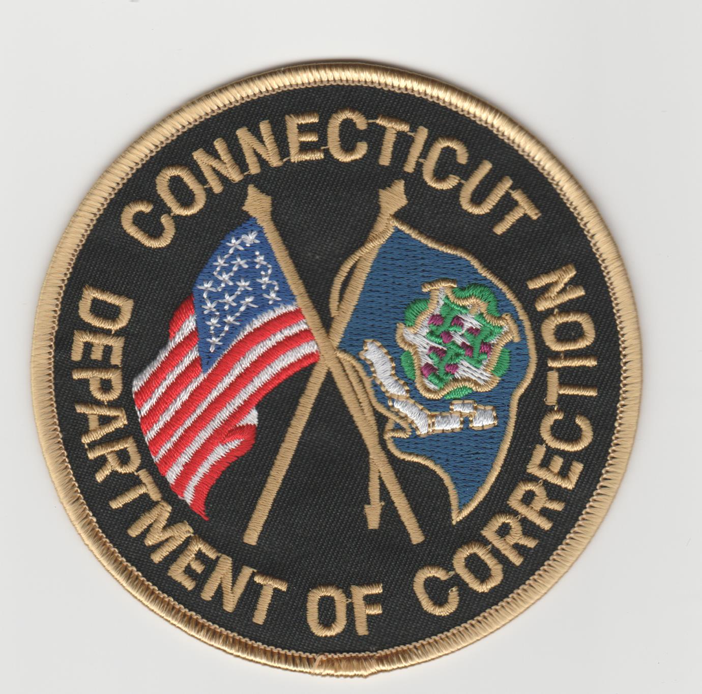 Connecticut Dept of Corrections Round Patch