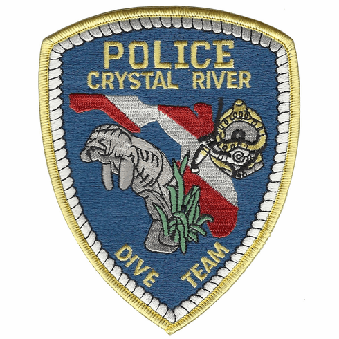 Crystal River Police Dive Team Florida Patch