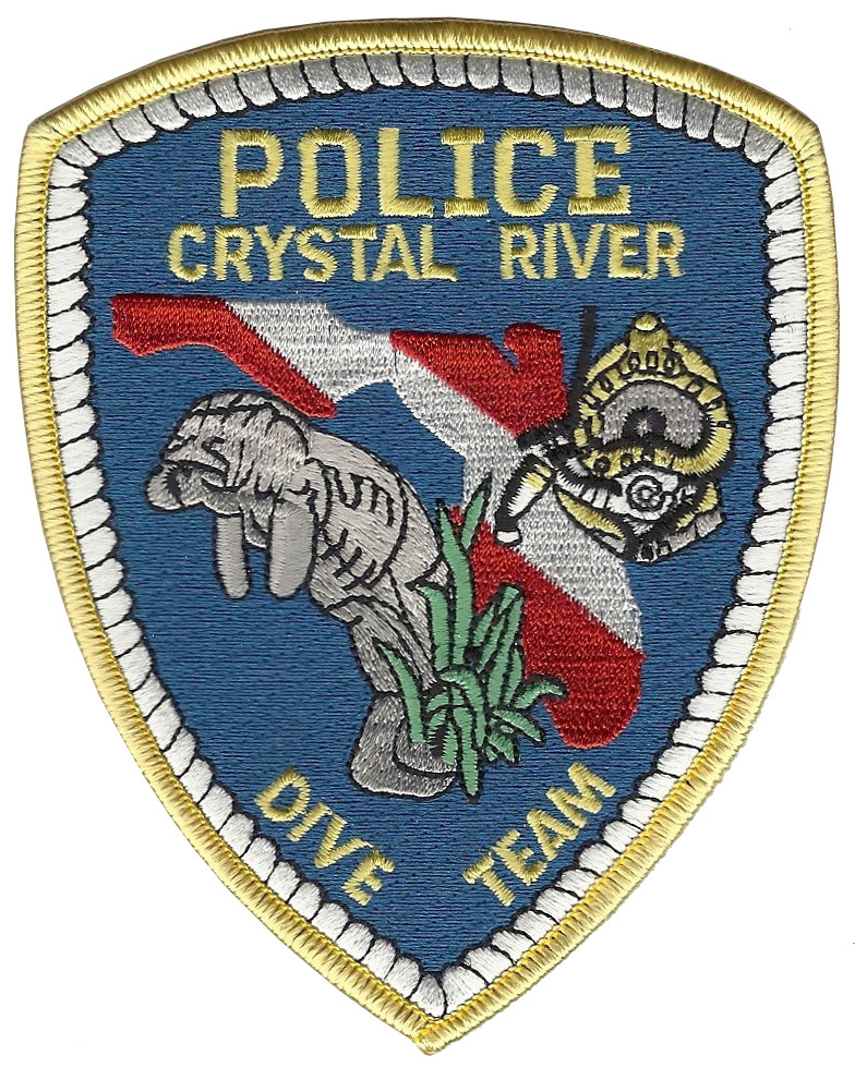 Crystal River Police Dive Team Florida Patch