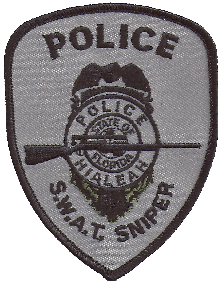 Hialeah Police S.W.A.T. Sniper Florida Patch