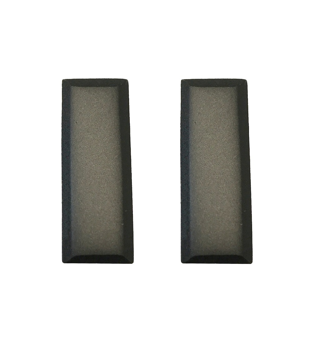 Lieutenant Bars, Matte Black, Small, Pair