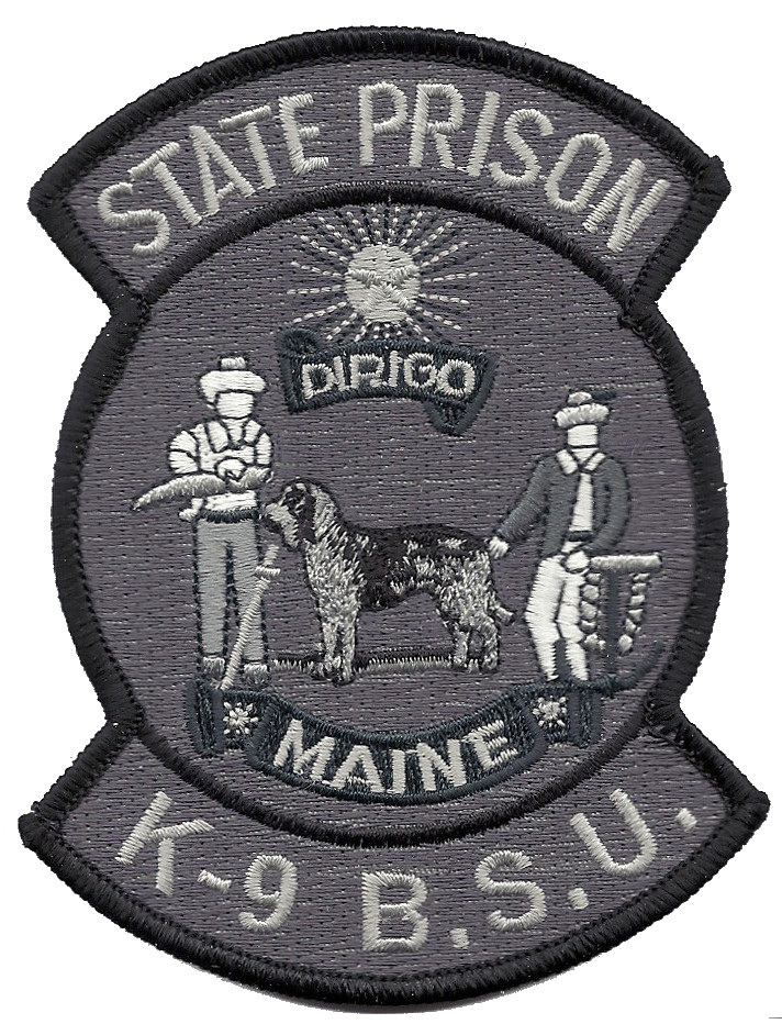 Maine State Police K9 B.S.U. Patch