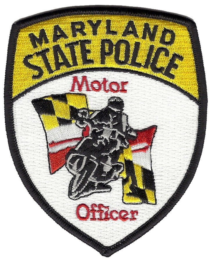 Maryland State Police Motor Officer Patch