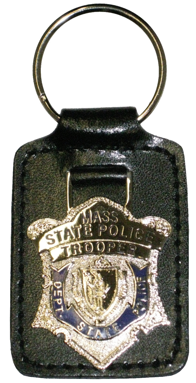 Massachusetts State Police Department Trooper Key Chain