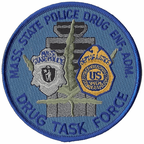 Massachusetts State Police Drug Task Force Patch