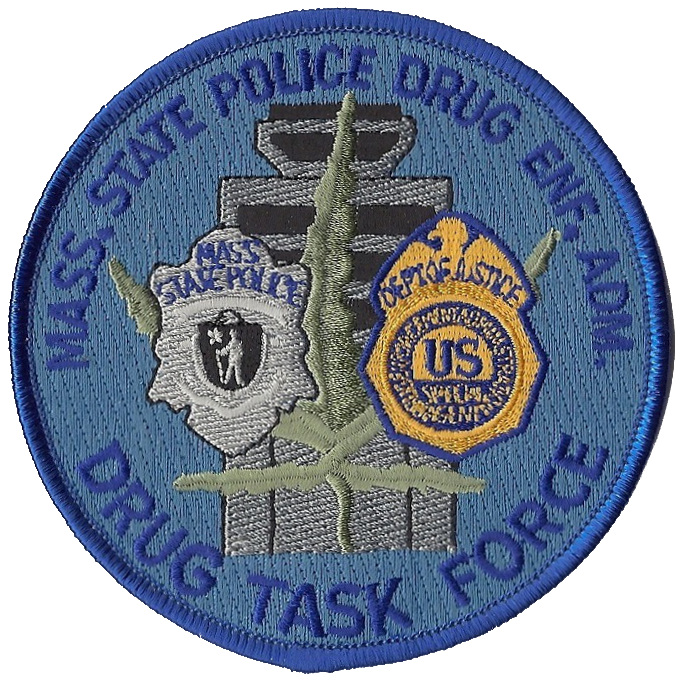 Massachusetts State Police Drug Task Force Patch