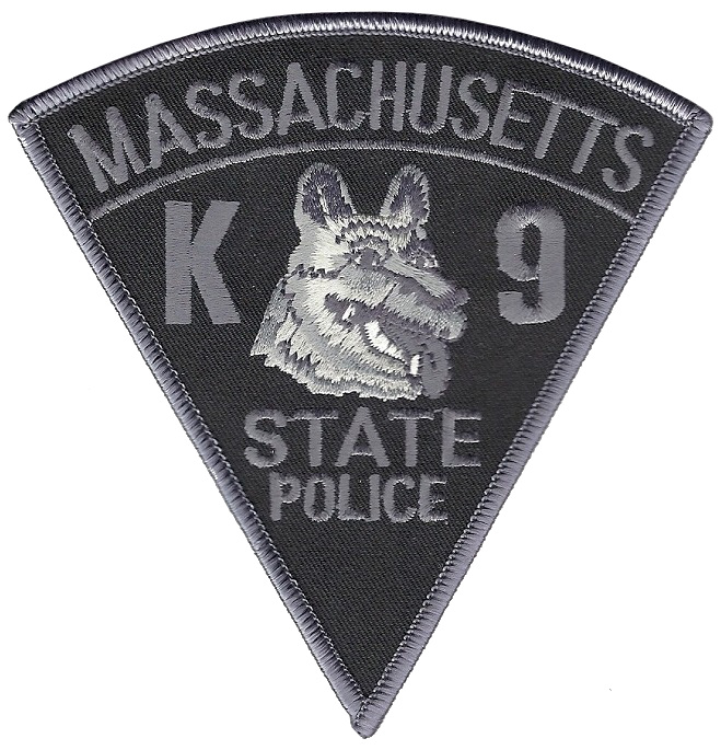 Massachusetts State Police K9 Patch