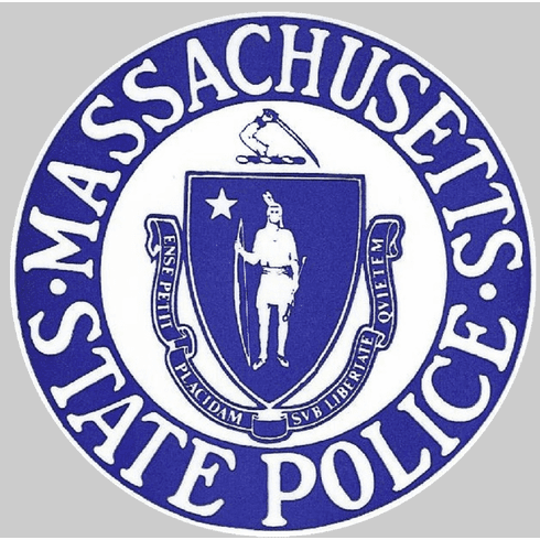 Massachusetts State Police State Seal Decal