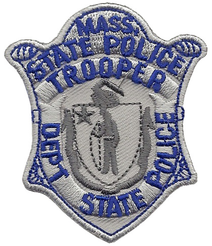 Massachusetts State Police Trooper Badge Patch