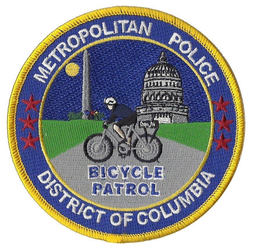 Metropolitan Police Bicycle Patrol Washington D.C. Patch