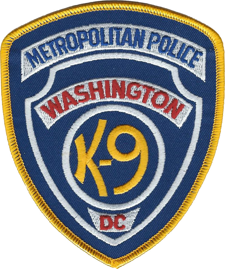 Metropolitan Police K9 District of Columbia Shoulder Patch