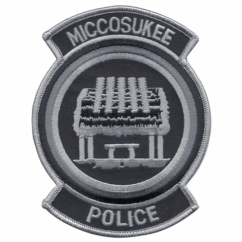 Miccosukee Police Department Florida Subdued Patch