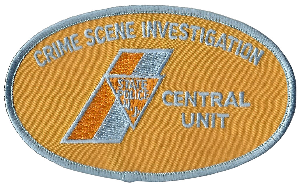 New Jersey State Police Crime Scene Investigation Central Unit Patch