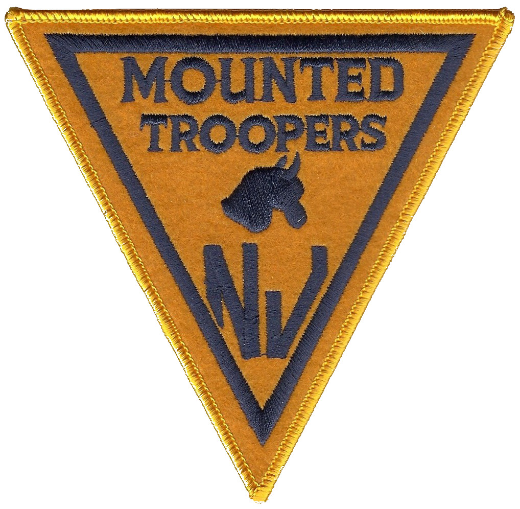 New Jersey State Police Mounted Troopers Patch