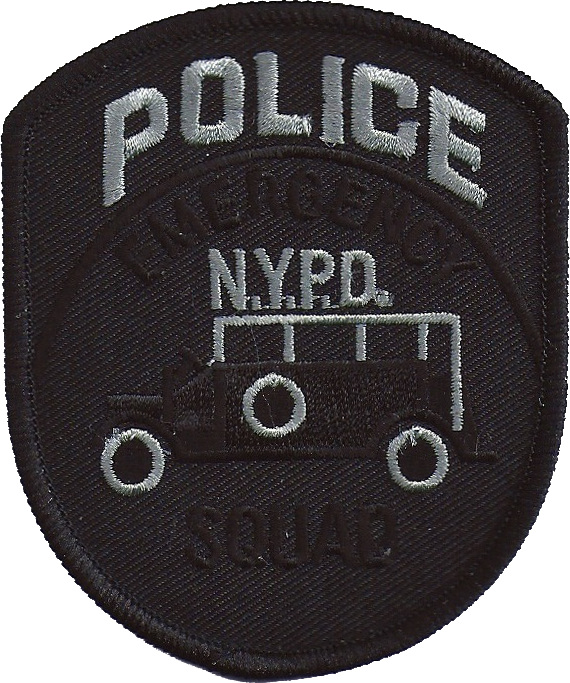 NYC Police Emergency Squad Subdued Patch