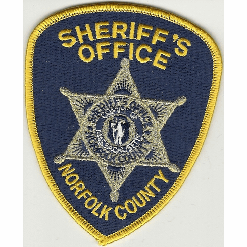 Norfolk County Sheriffs Office Massachusetts Patch
