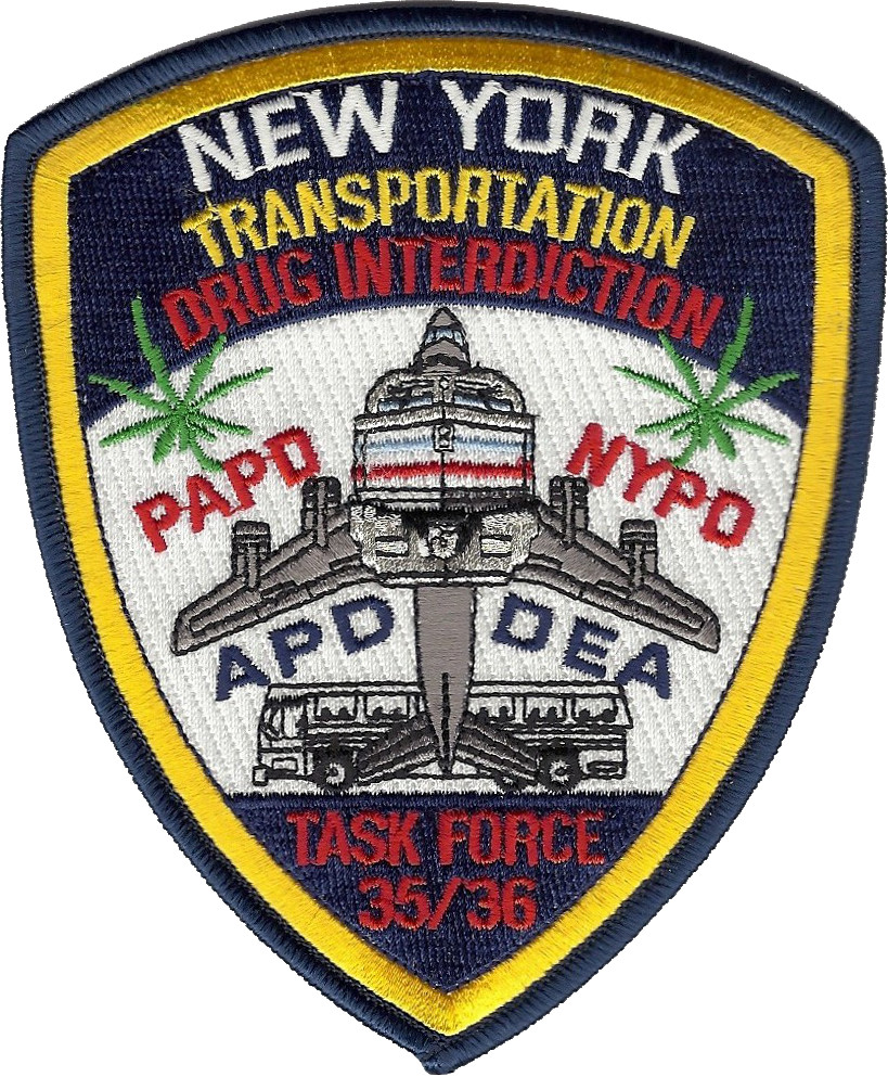 NY Transportation Drug Interdiction Task Force Patch