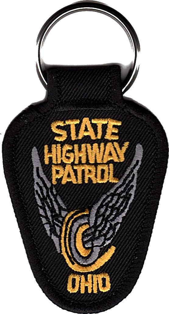 Ohio Highway Patrol Patch Key Chain