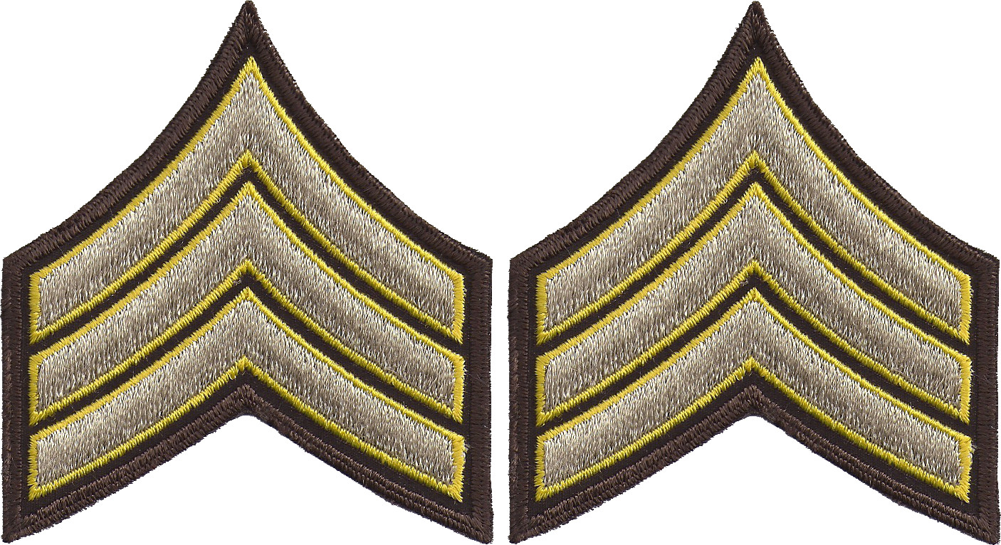 Police Sergeant Chevrons Missouri Highway Dept. Issue patches