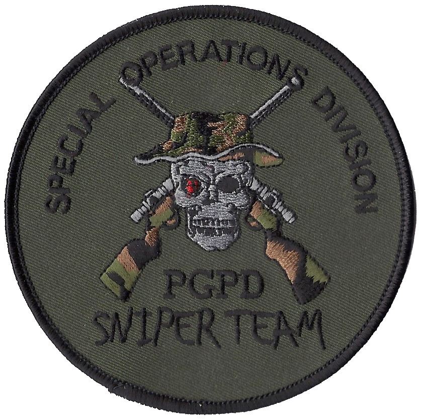 Prince George Police Department Sniper Team Maryland Patch