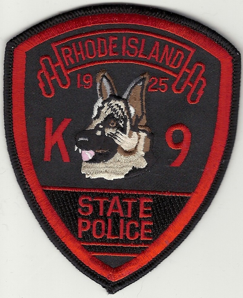 Rhode Island State Police K9 Patch