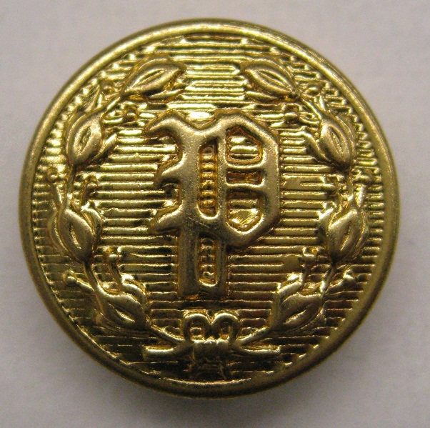 Set of 4 Gold Police Uniform Coat Buttons