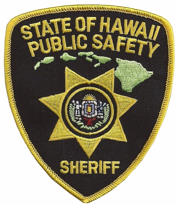 State Of Hawaii Public Safety Sheriff Patch