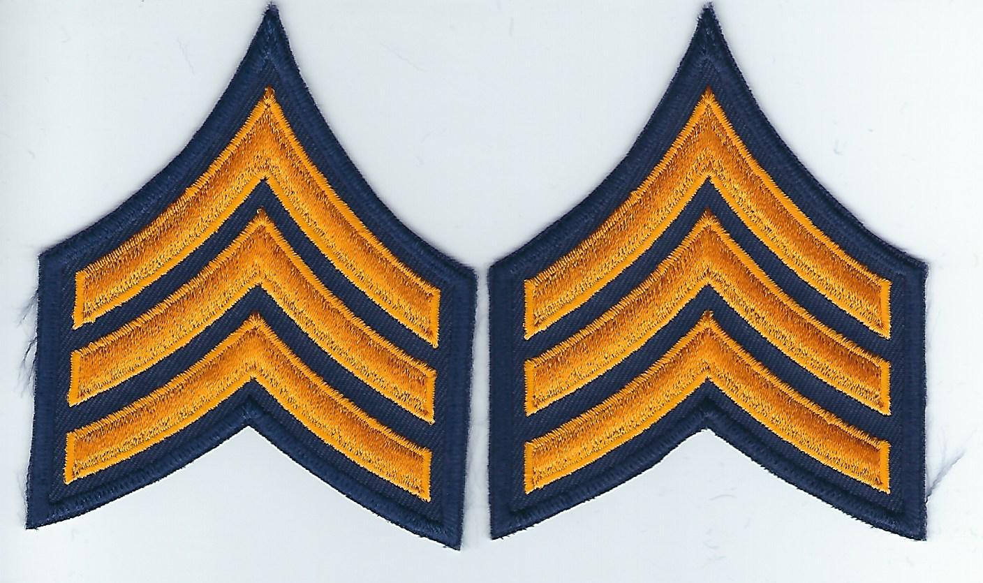 STG. STRIPES ORANGE YELLOW ON NAVY BLUE