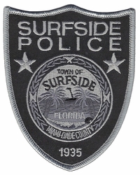Surfside Police Miami-Dade County Florida Subdued Patch