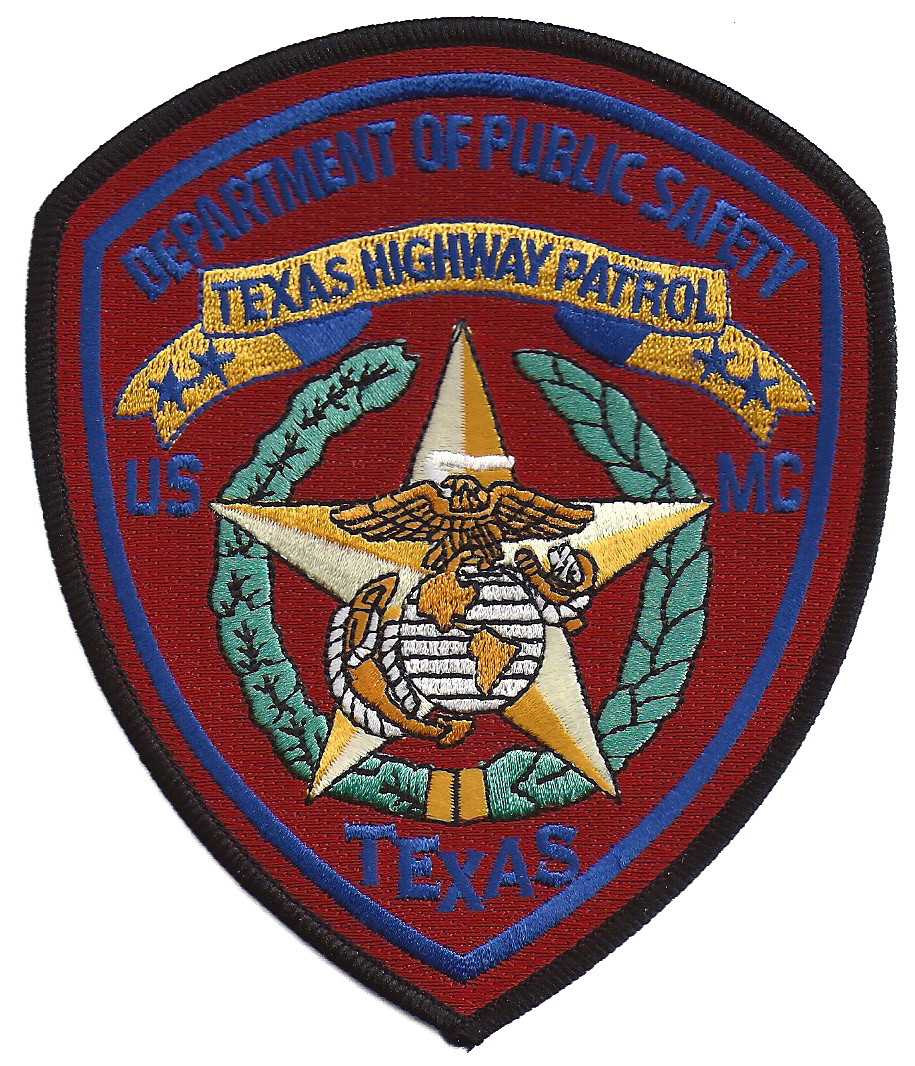 Texas Highway Patrol USMC Patch