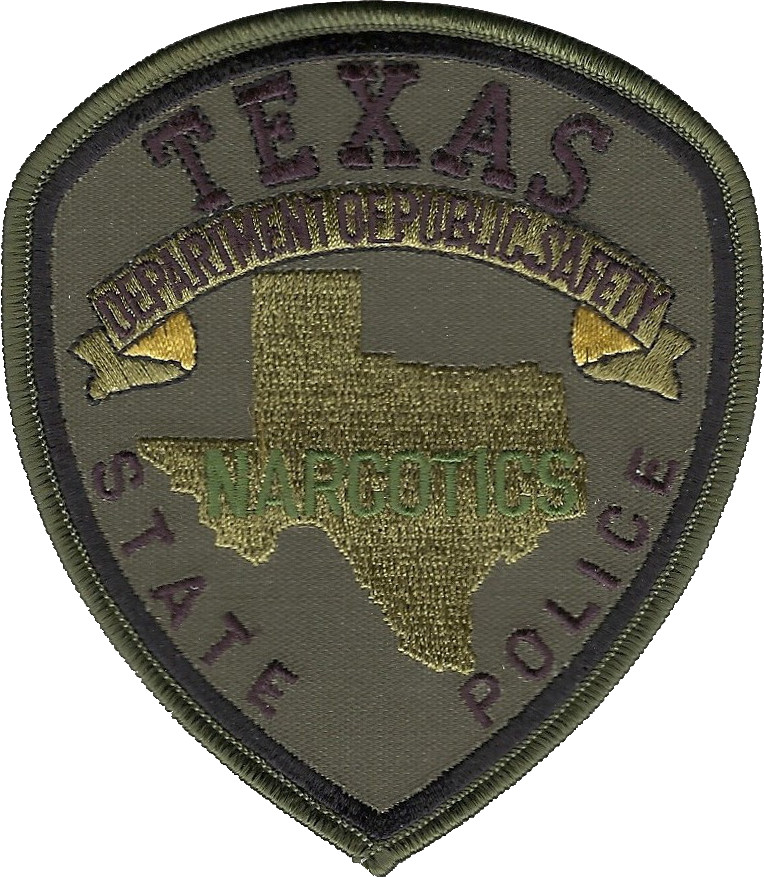 Texas State Police Narcotics Green Patch