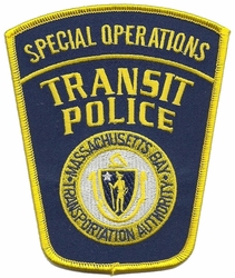 Transit Police Special Operations Massachusetts Patch